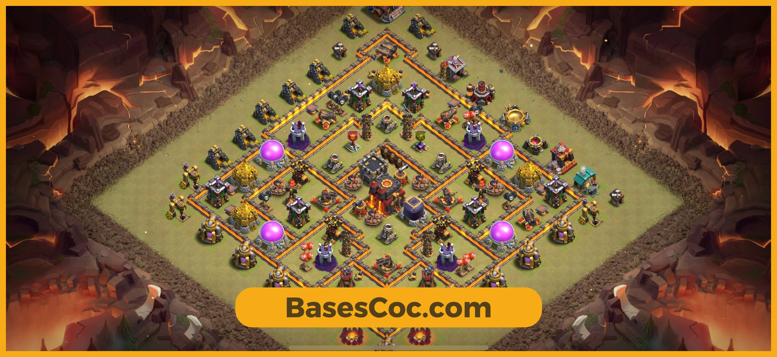 TH10 Base war - #TH1010012 | Basescoc.com