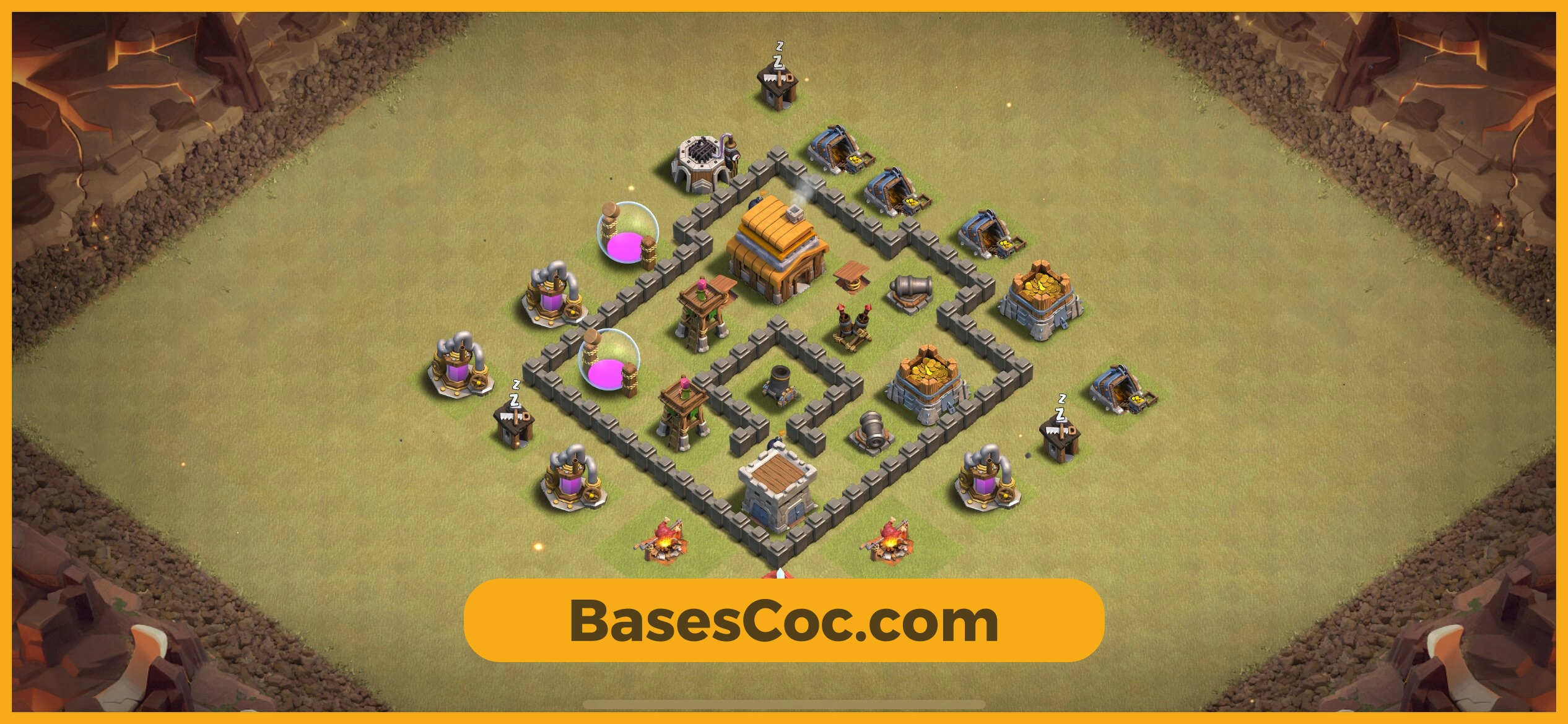TH4 Base war - #TH410007 | Basescoc.com