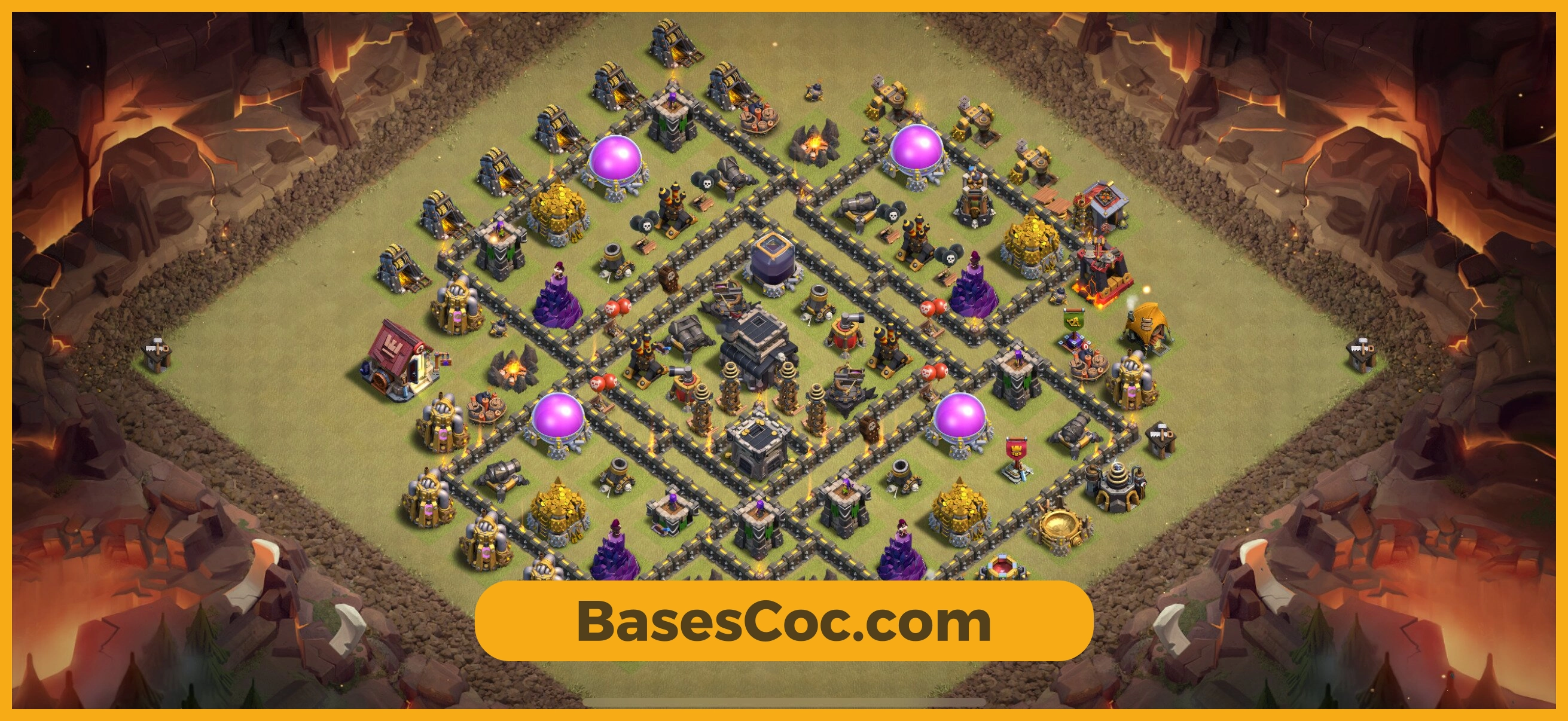 TH9 Base war - #TH910003 | Basescoc.com