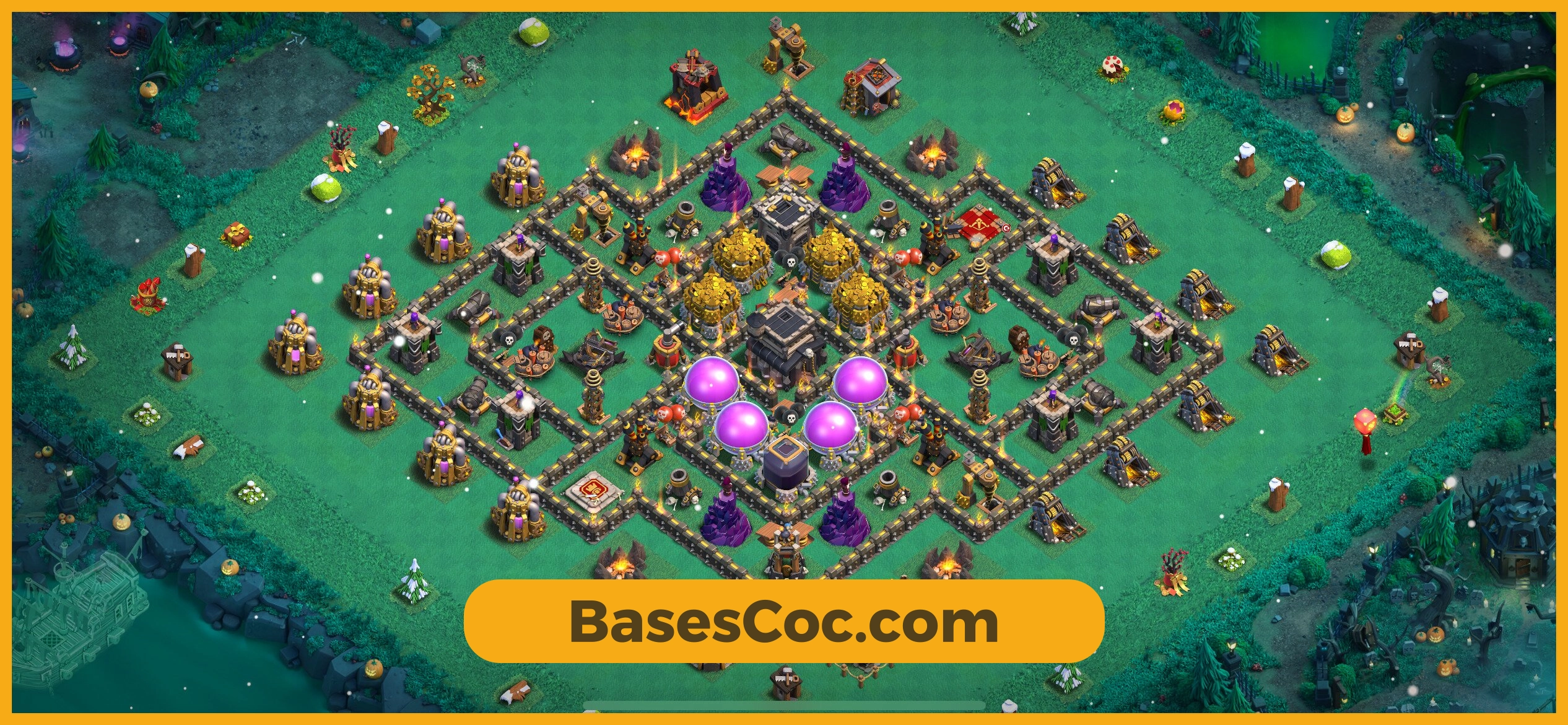 TH9 Base farm - #TH930011 | Basescoc.com